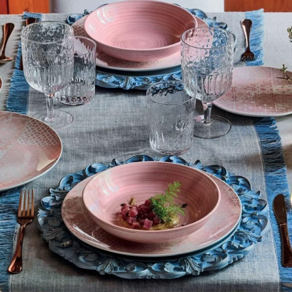 Plato Bajo Gris 35cm Lirico | Andrea Fontebasso - ITALGLO S.R.L.