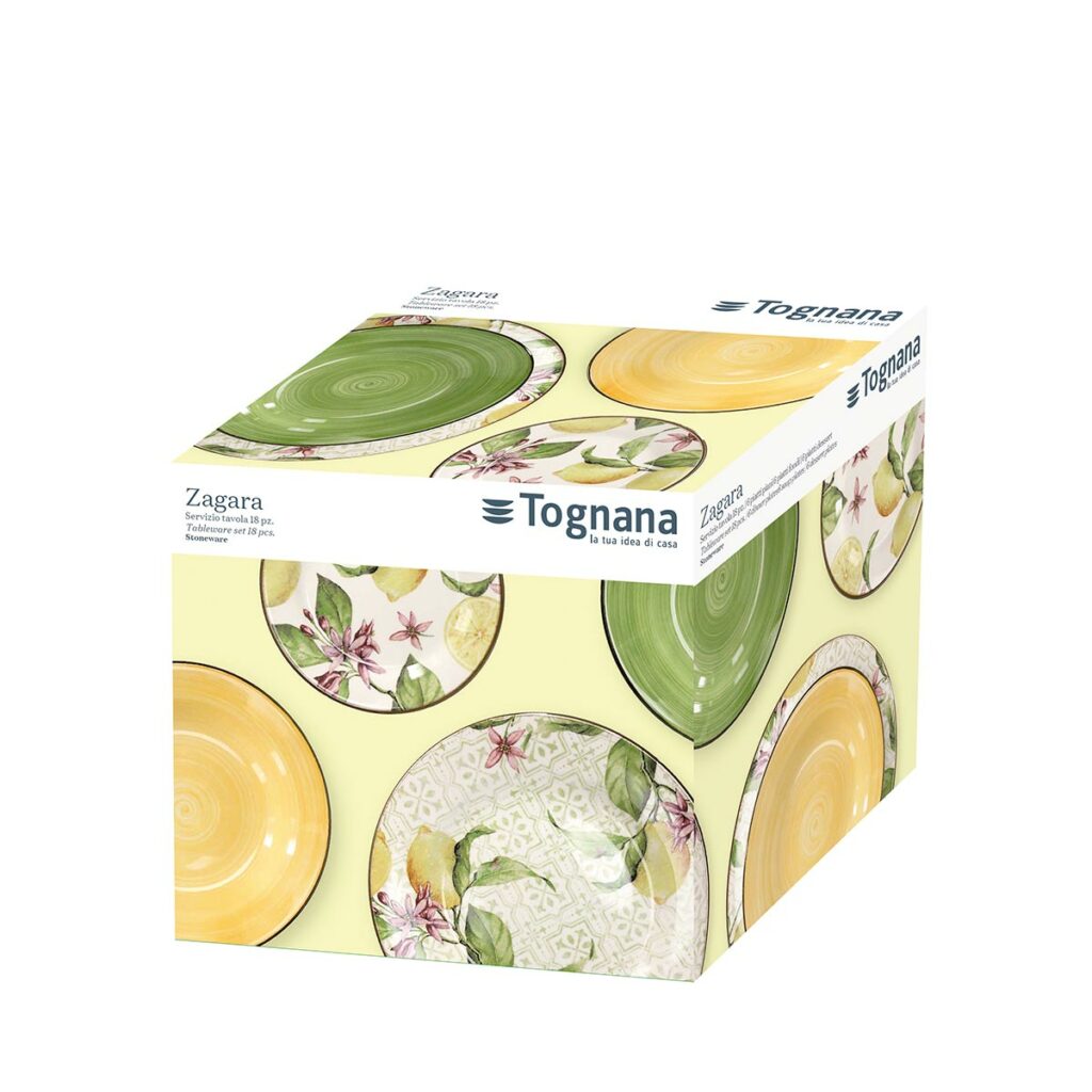 Set de Platos 18 Pzs Zagara | Tognana - ITALGLO S.R.L.
